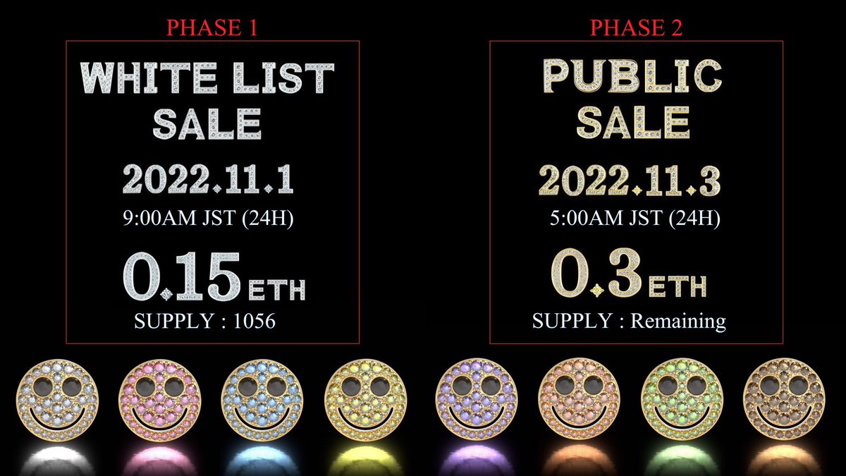 EYEFUNNY on Twitter: "💎☺︎ EYEFUNNY NFT SALE ☺︎💎 Mint Site 👉🏻 https://eyefunny.io/mint 𝗪𝗵𝗶𝘁𝗲𝗹𝗶𝘀𝘁 ...