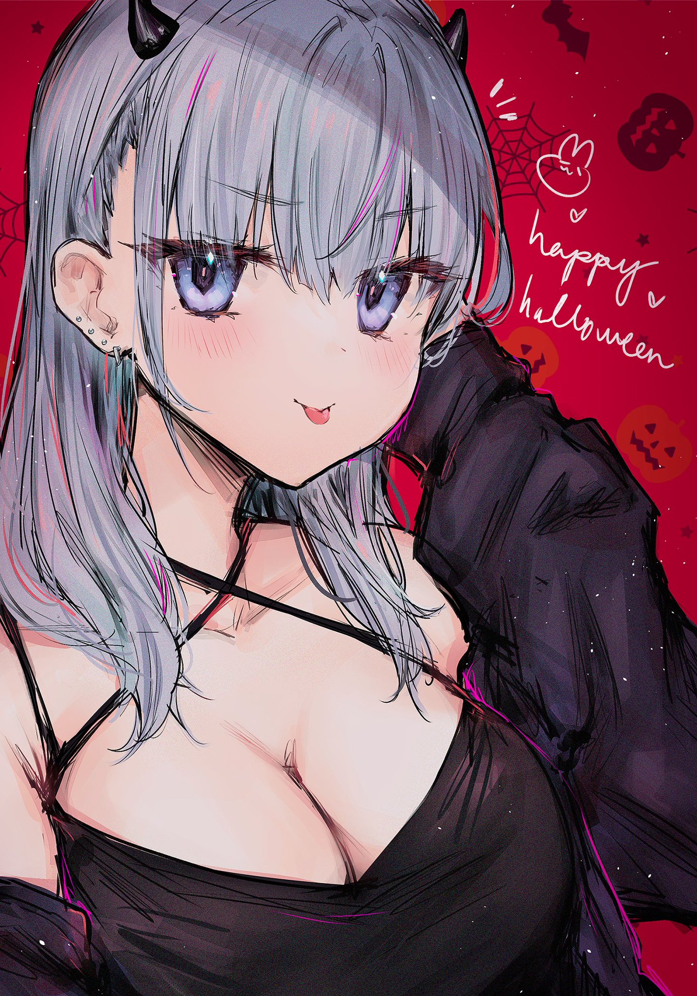 emu (COMMS OPEN) on Twitter: "Happy Halloween 😈 https://t.co/yhMADoXrrw" / Twitter