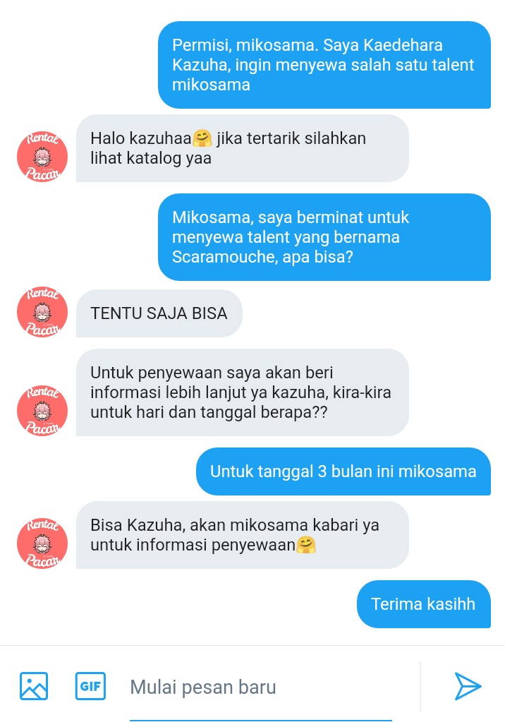 ON 📩 | BACA RULES DI LIKES on Twitter: "AU! Cw // bxb kazuscara ceritanya rental pacar🙏"