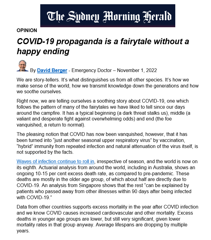 Denis - The COVID info guy - on Twitter: "COVID-19 propaganda is a fairytale without a happy ...