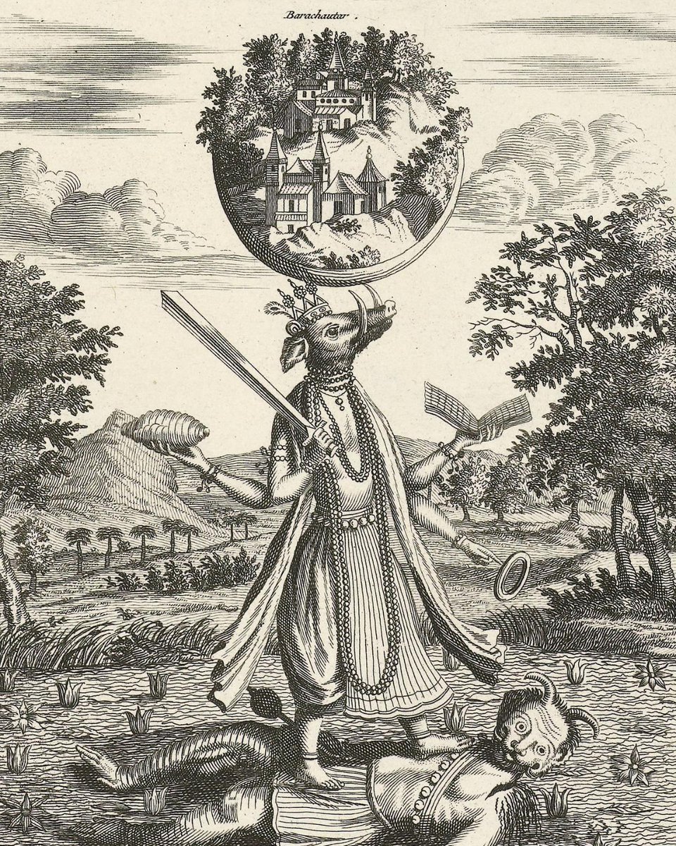 These striking 18th century French etchings that depict the avatars of ...