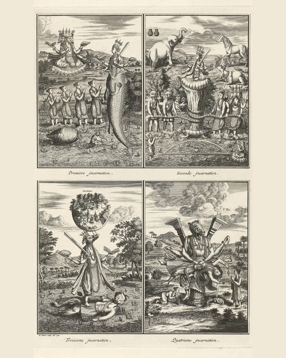These striking 18th century French etchings that depict the avatars of ...