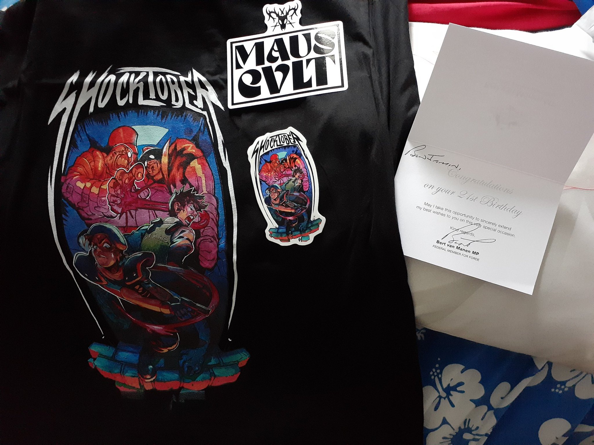 benn on Twitter: "Let's fucking good! Merch came and a birthday letter from Bert MP https://t.co ...