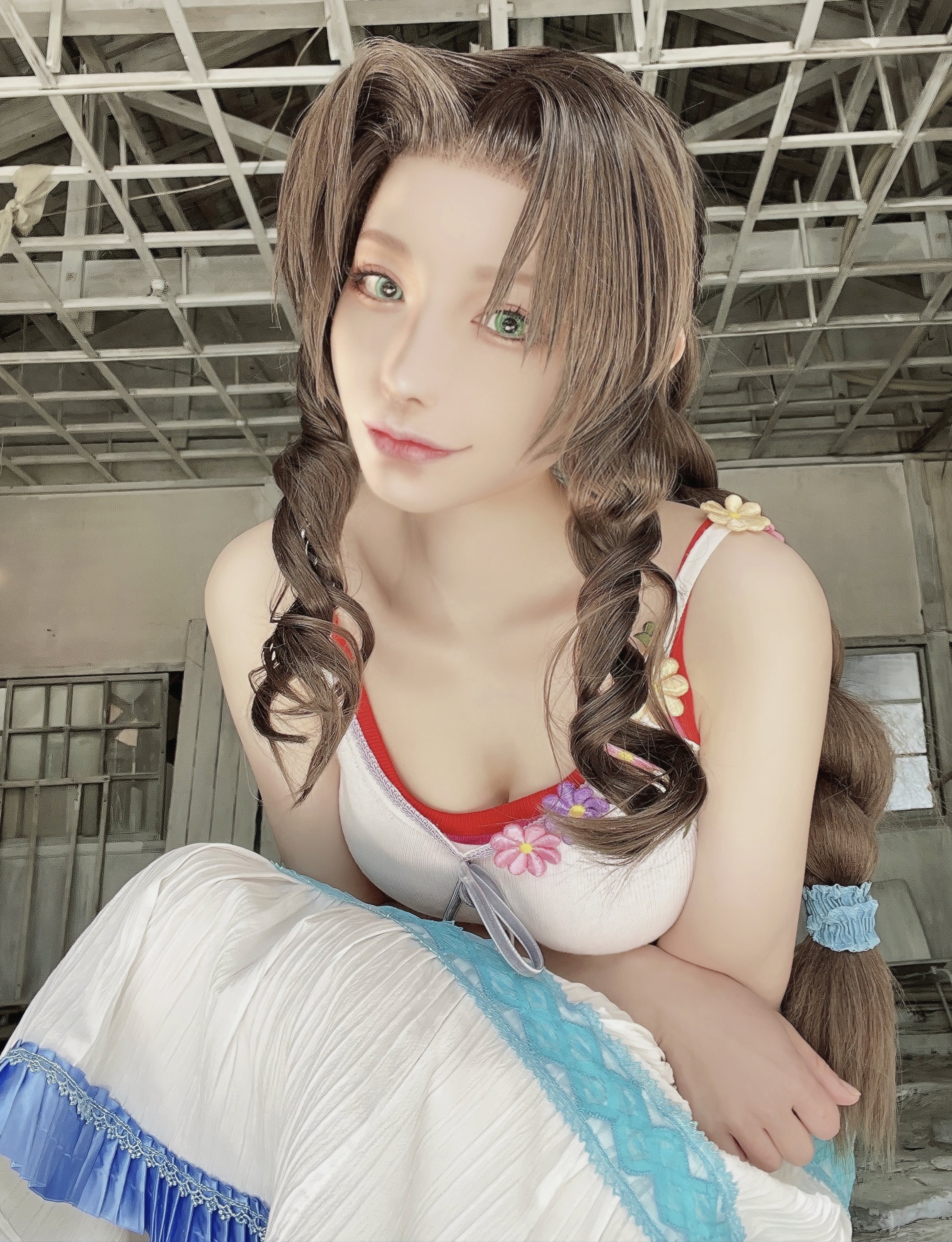 のし乃/現在多忙 on Twitter: "CRISIS CORE FINAL FANTASY VII クライシス コア ファイナルファンタジーVII CCFF7[cosplay] エアリス ...