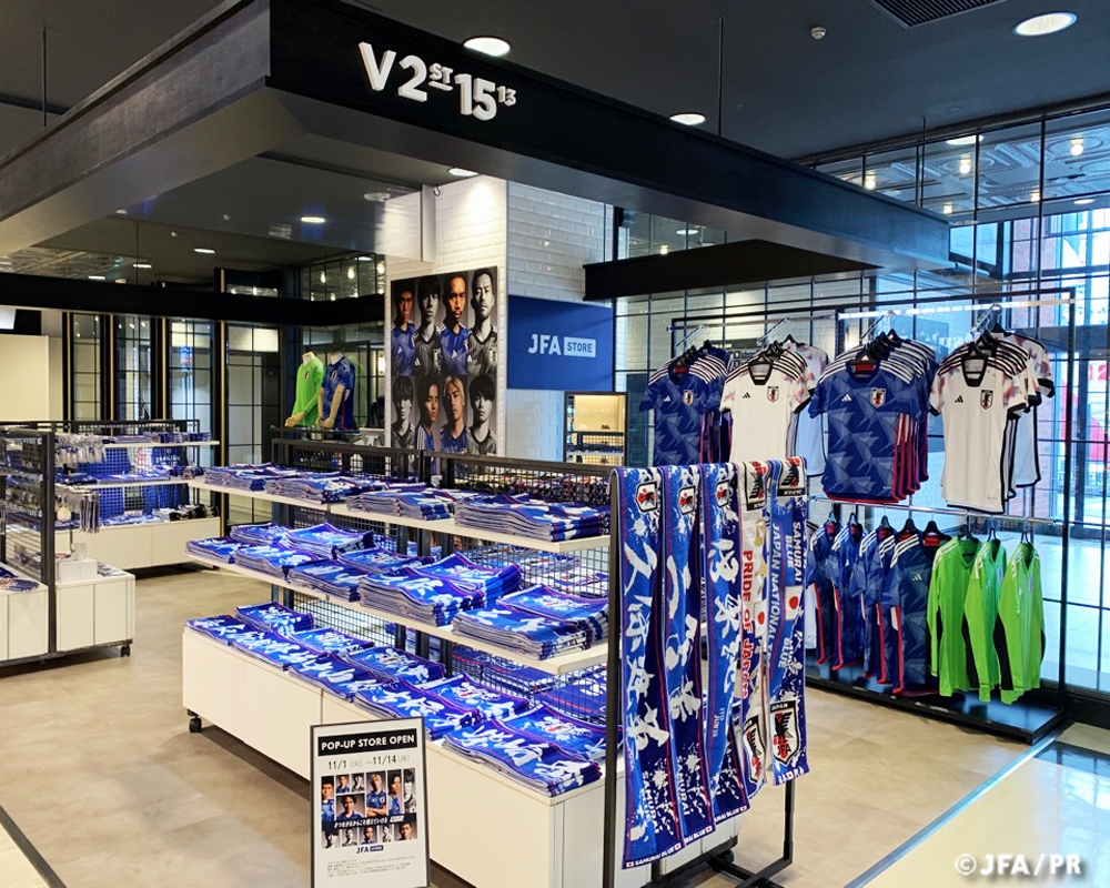 サッカー日本代表 🇯🇵 on Twitter: "/／ #サッカー日本代表🔷 𝗣𝗢𝗣 𝗨𝗣 𝗦𝗧𝗢𝗥𝗘 情報🏬 \\ 日本代表のオフィシャルグッズを多数取り扱う「JFA STORE」が各地に ...