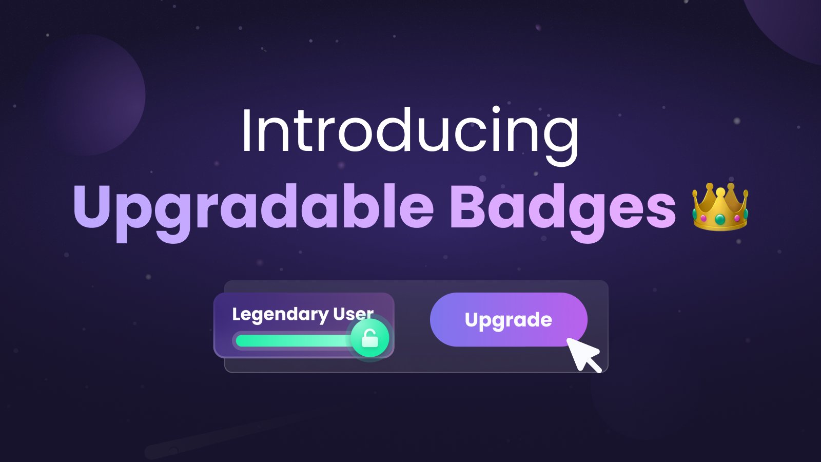 N👀X on Twitter: "Introducing Upgradable Badges 👑 Each level in a badge series no longer requires ...