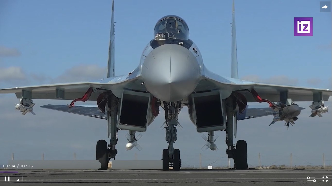 Vijainder K Thakur on Twitter: "RuMoD has posted footage of a Su-35S armed with the full ...