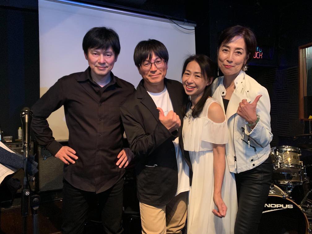 Rika Kishida on Twitter: "我流凱伝「JETMANざ・おふ会」で、 久し振りに4人揃いました。 俊君、UTAGEバンドの皆さま、お手伝い下さった皆さま、心より感謝です ...