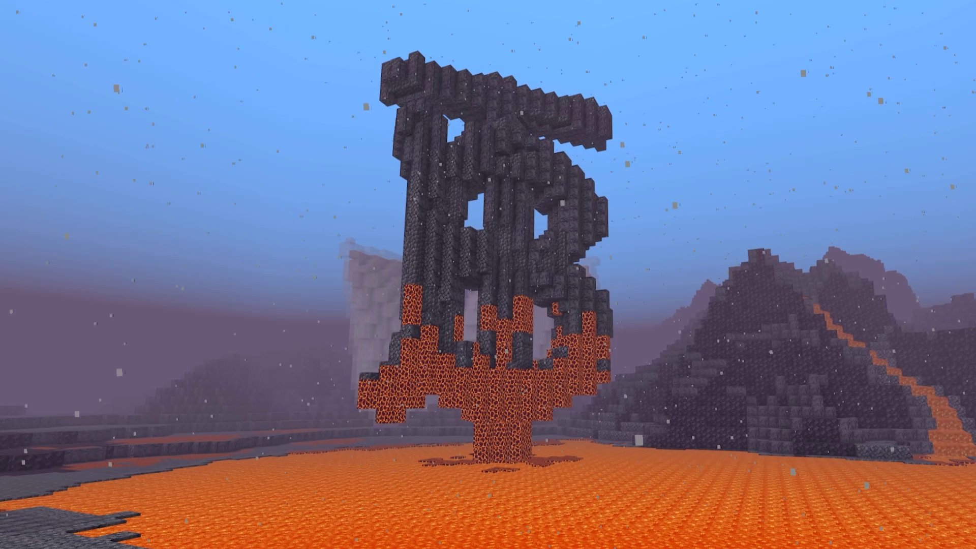 Minecraft Lava Fountain