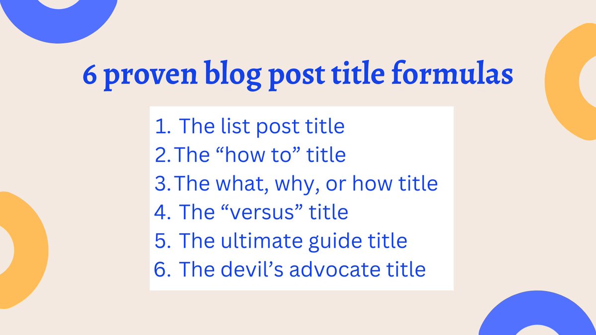 Six blog post title formulas that actually work 📈 A good blog title ...