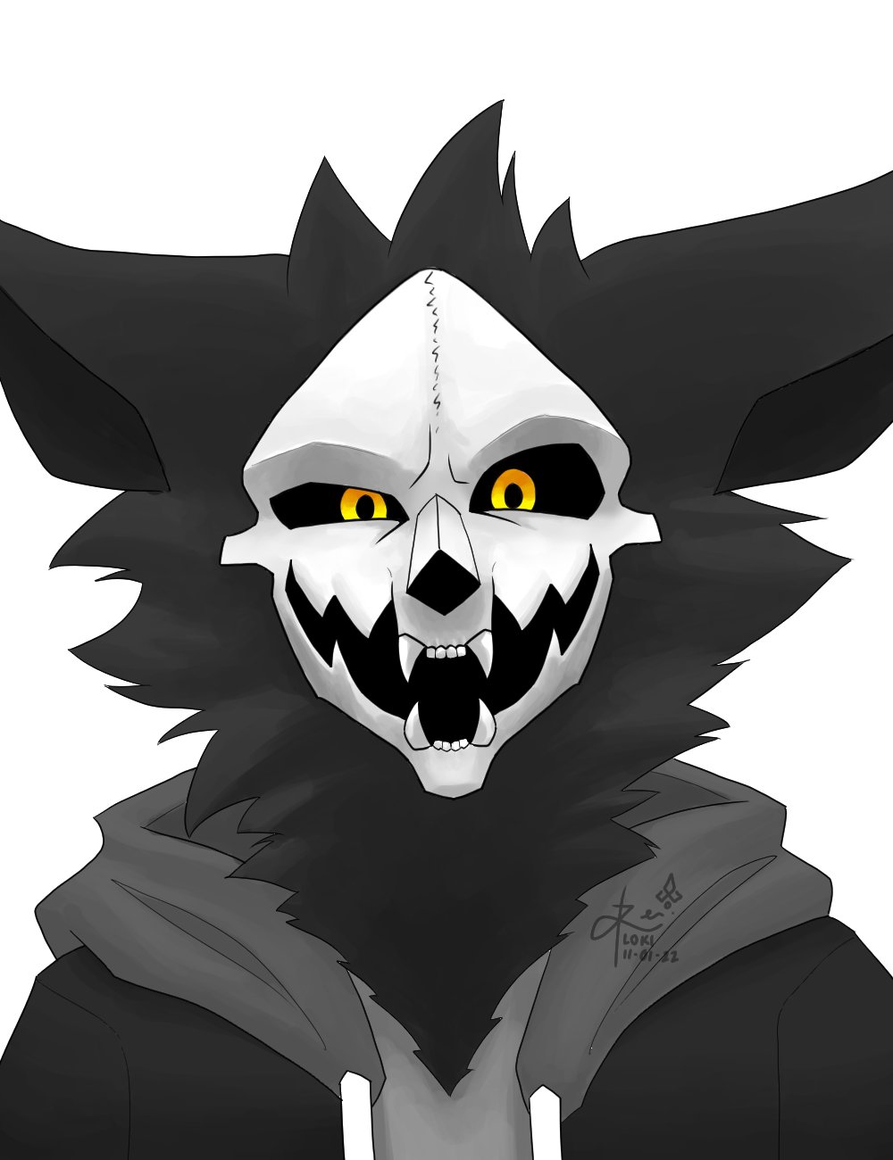 Wingedwolf94 Fursuit Zenus On X: "Quick Halloween Illustration