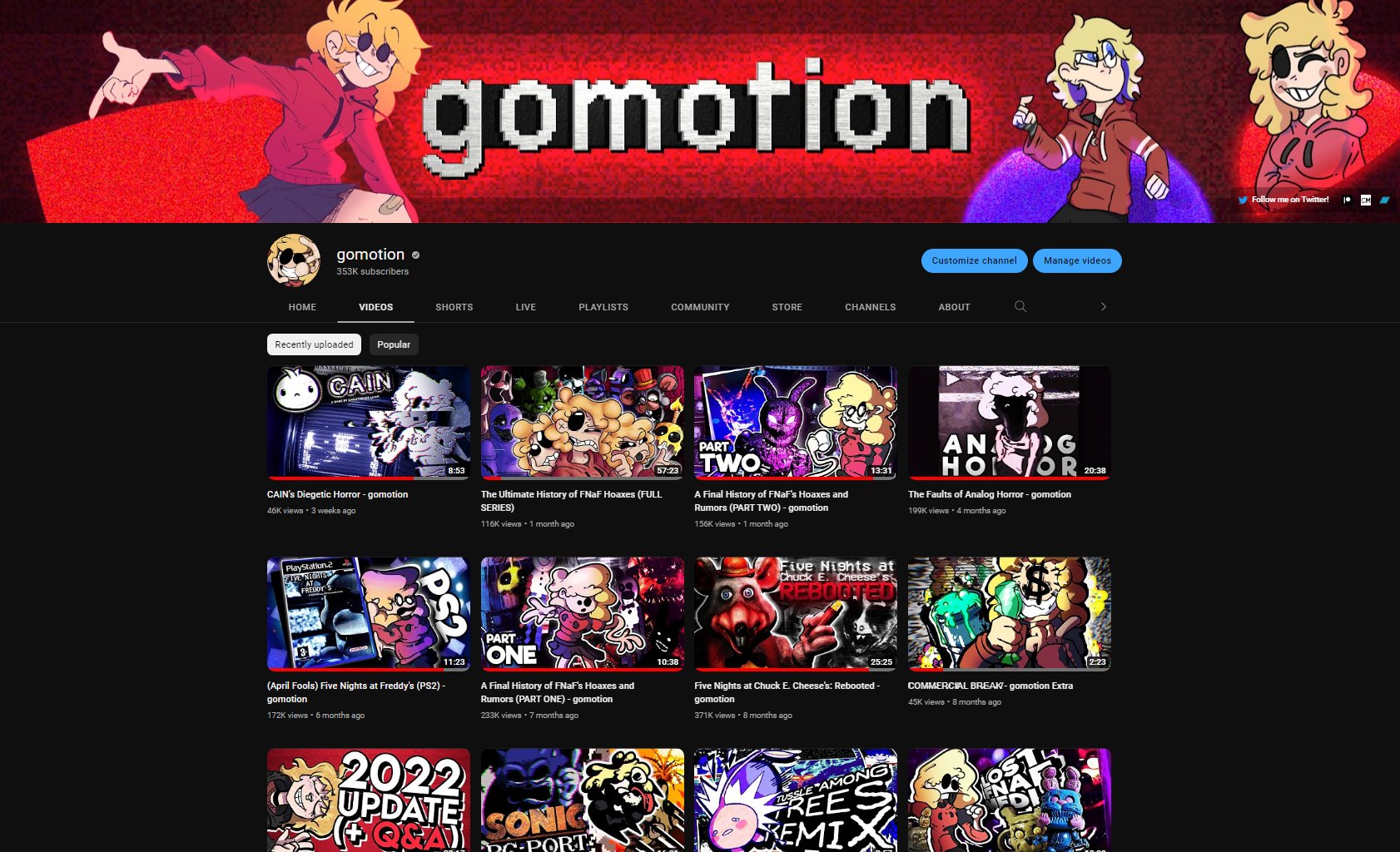 gomotion on Twitter: "ew give me my six videos per row back wtf @TeamYouTube https://t.co ...