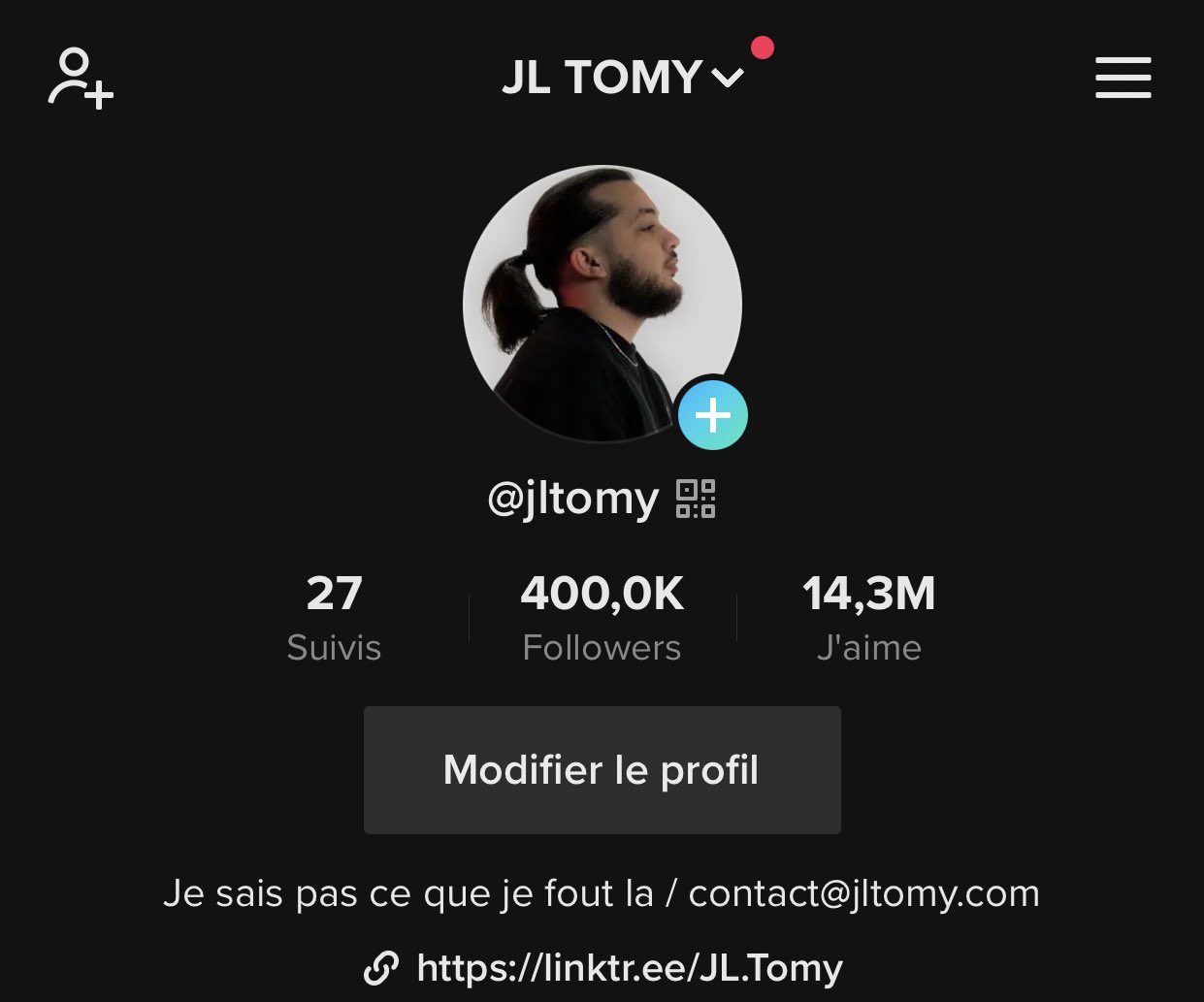 JL Toto on Twitter: "Toma vient d’atteindre les 400 000 abonnés sur TikTok ! 📈 https://t.co ...