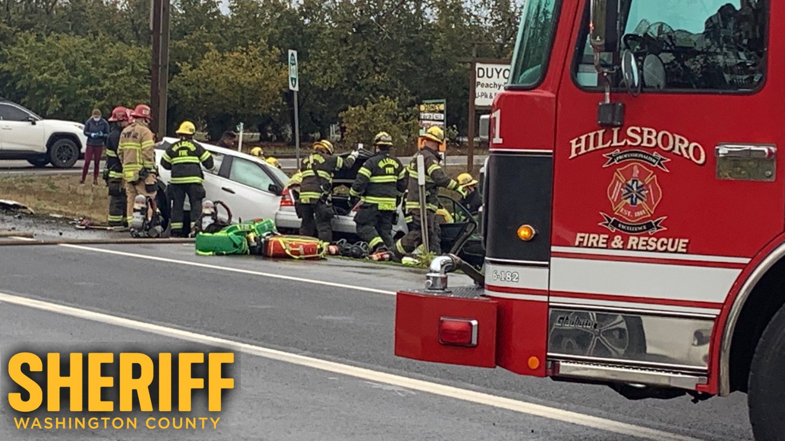 Washington County Sheriff’s Office (Oregon) on Twitter: "Injury crash at SW Hillsboro Hwy and SW ...