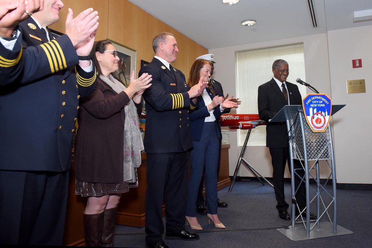 Today, Fire Commissioner Laura Kavanagh swore in Dr. Kwame Cooper as ...