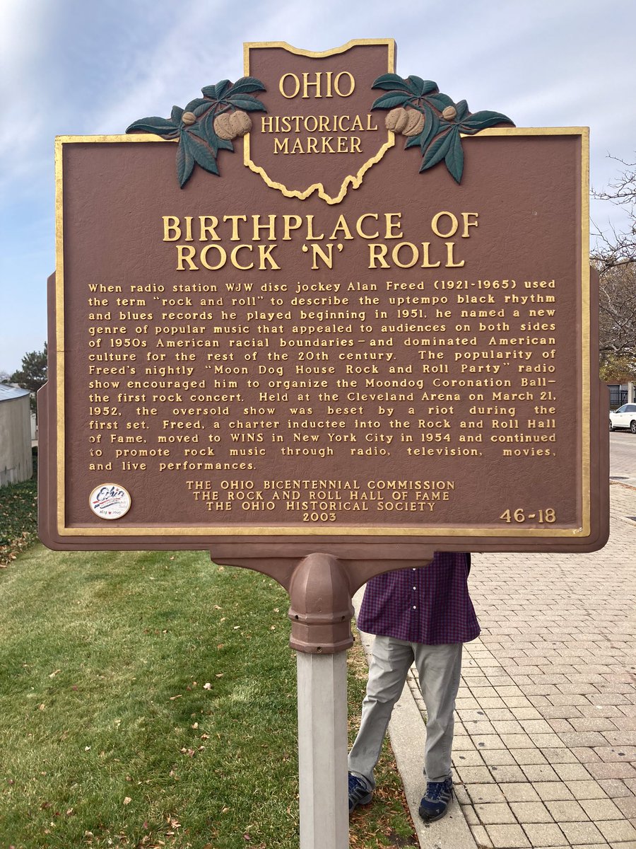 John Skrtic on Twitter: "Birthplace of Rock ‘N’ Roll Ohio Historical Marker in @DowntownCLE ...