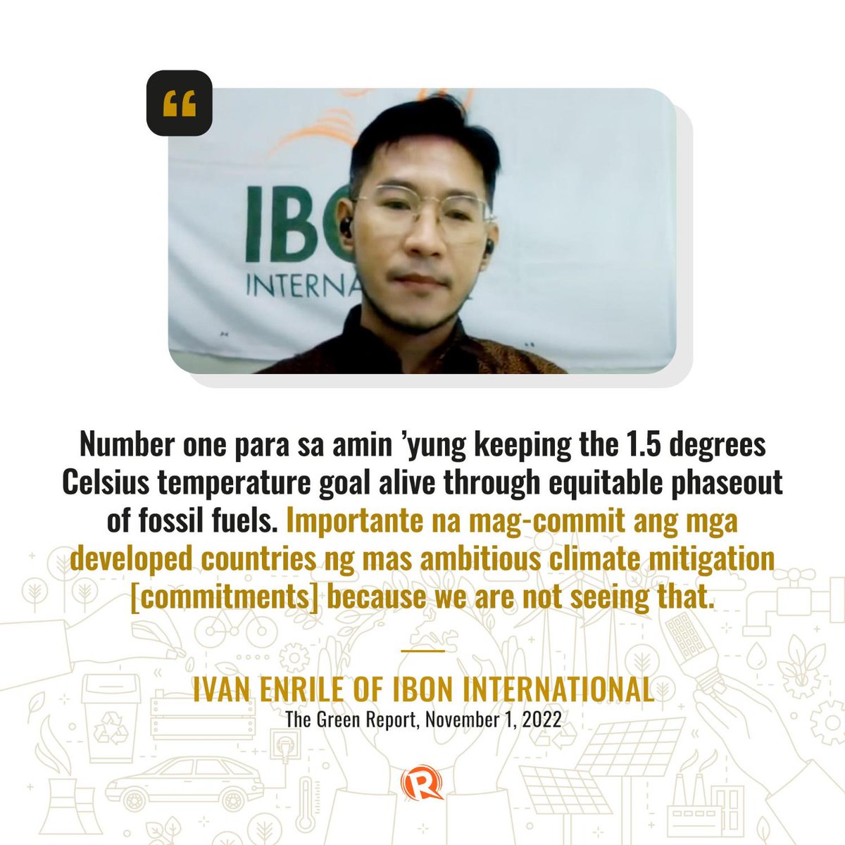 MORE AMBITIOUS CLIMATE MITIGATION COMMITMENTS Ivan Enrile, climate ...