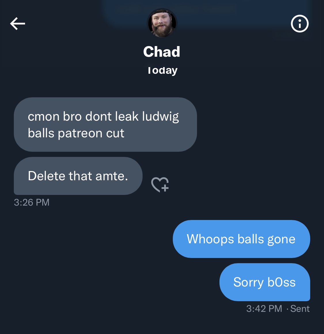 Maxmoefoe Burner on Twitter: "@LudwigAhgren @prezoh Sorry I posted your balls logwig 😢 https://t ...