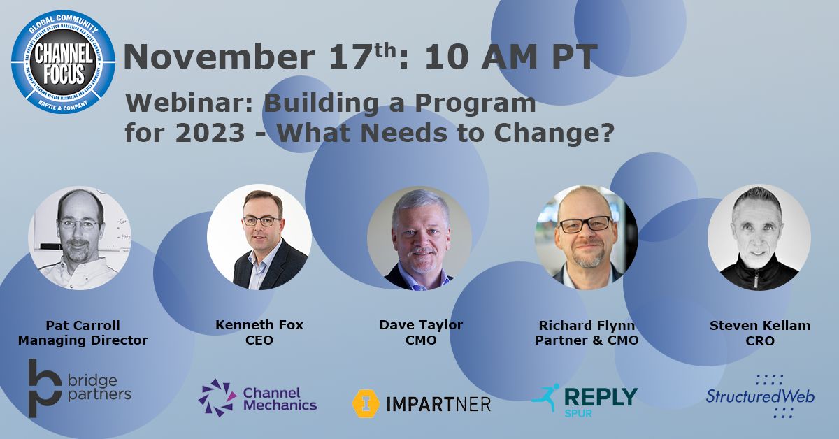 StructuredWeb on Twitter: "Are you attending Channel Focus 2022 on November 17? Register below ...