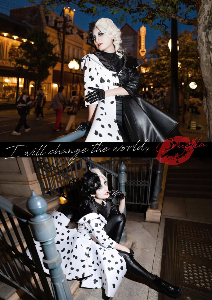 クルエラ Cruella 実写映画 コスプレ 私服 衣装 Dハロ 仮装 クルエラ Cruella 実写映画 コスプレ 私服 衣装 Dハロ 仮装