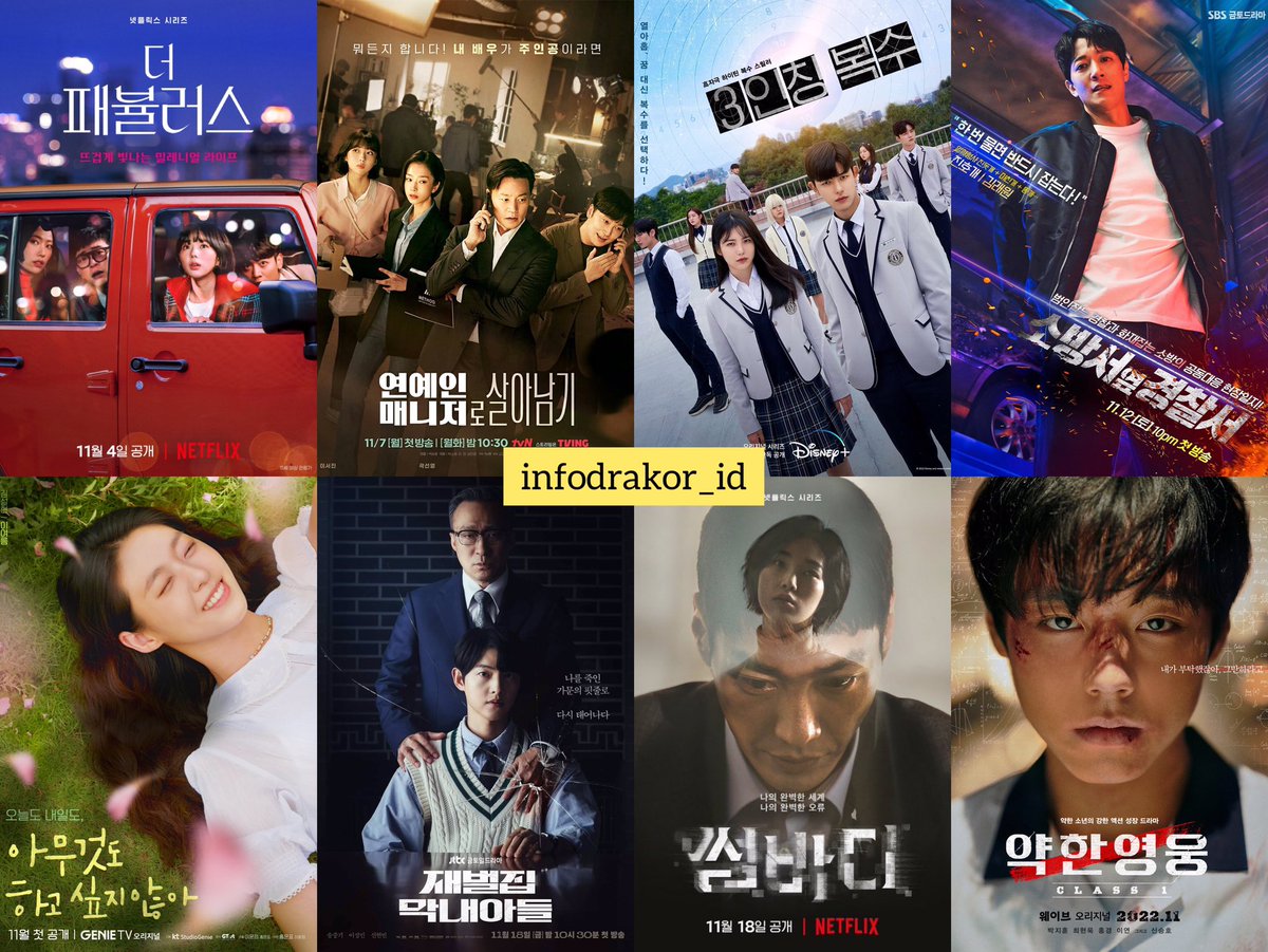 UPDATE KDRAMA NEWS on Twitter: "KDrama Tayang November 2022 Netflix #TheFabulous (4) tvN # ...