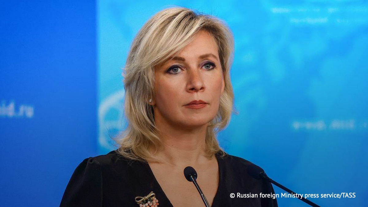 Russian Foreign Ministry Spokeswoman Maria Zakharova said it’s ...