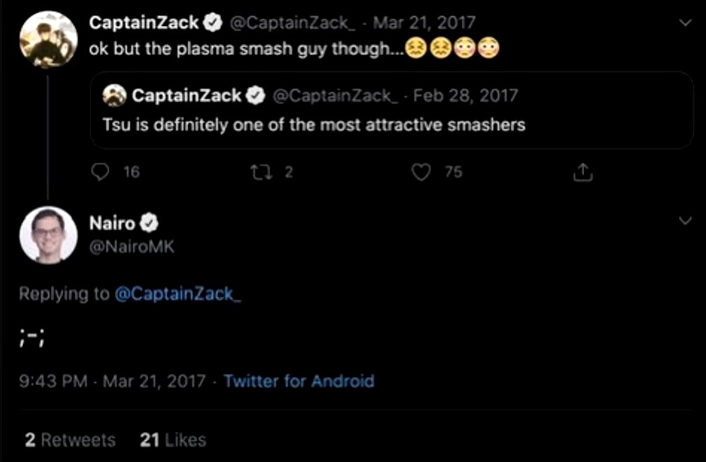 leffen's dad on Twitter: "There were many instances of Zack and Nairo publicly flirting both ...