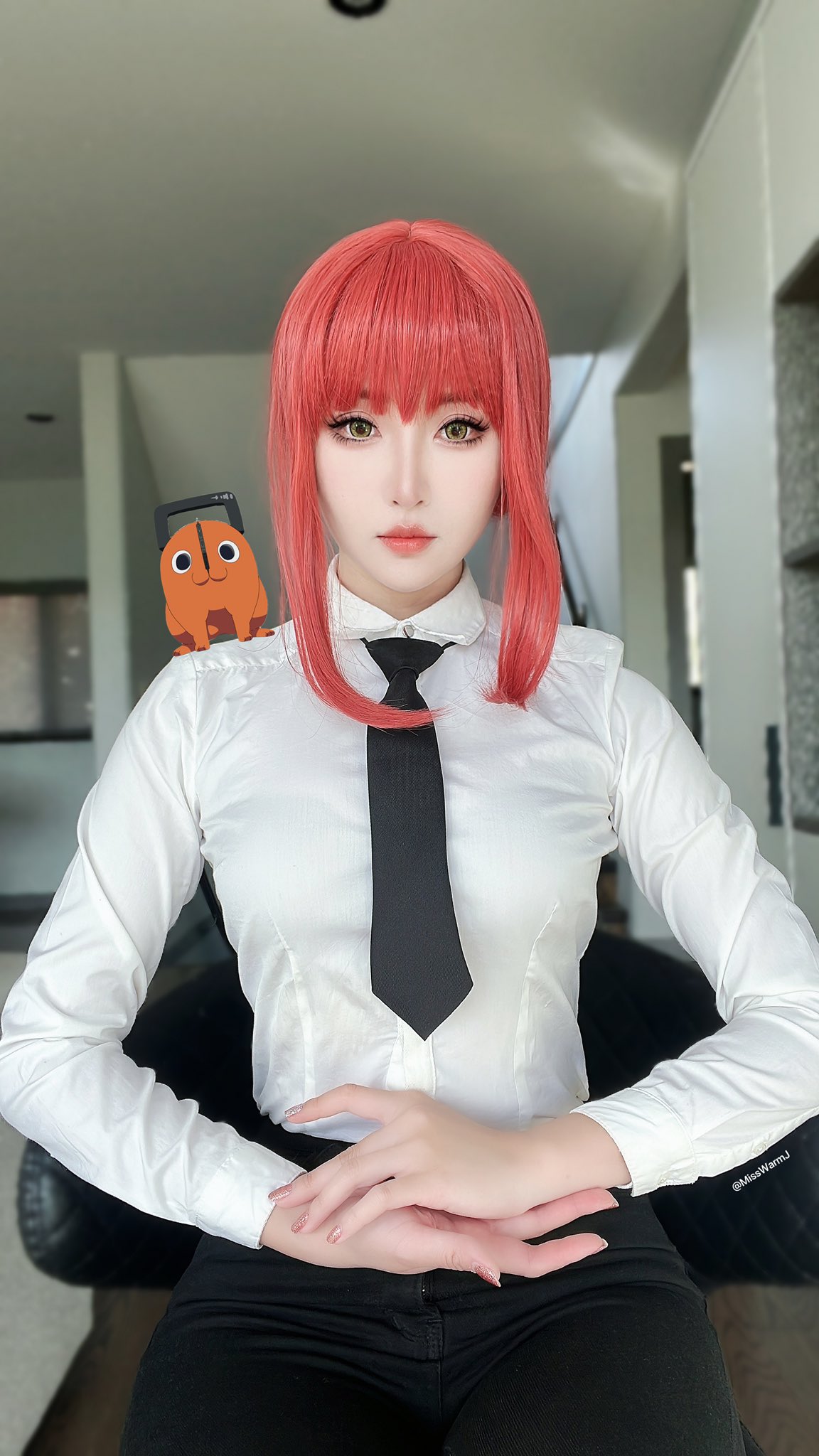 TW Pornstars - MissWarmJ. Twitter. #makima #チェンソーマン Pochita ask me to ...