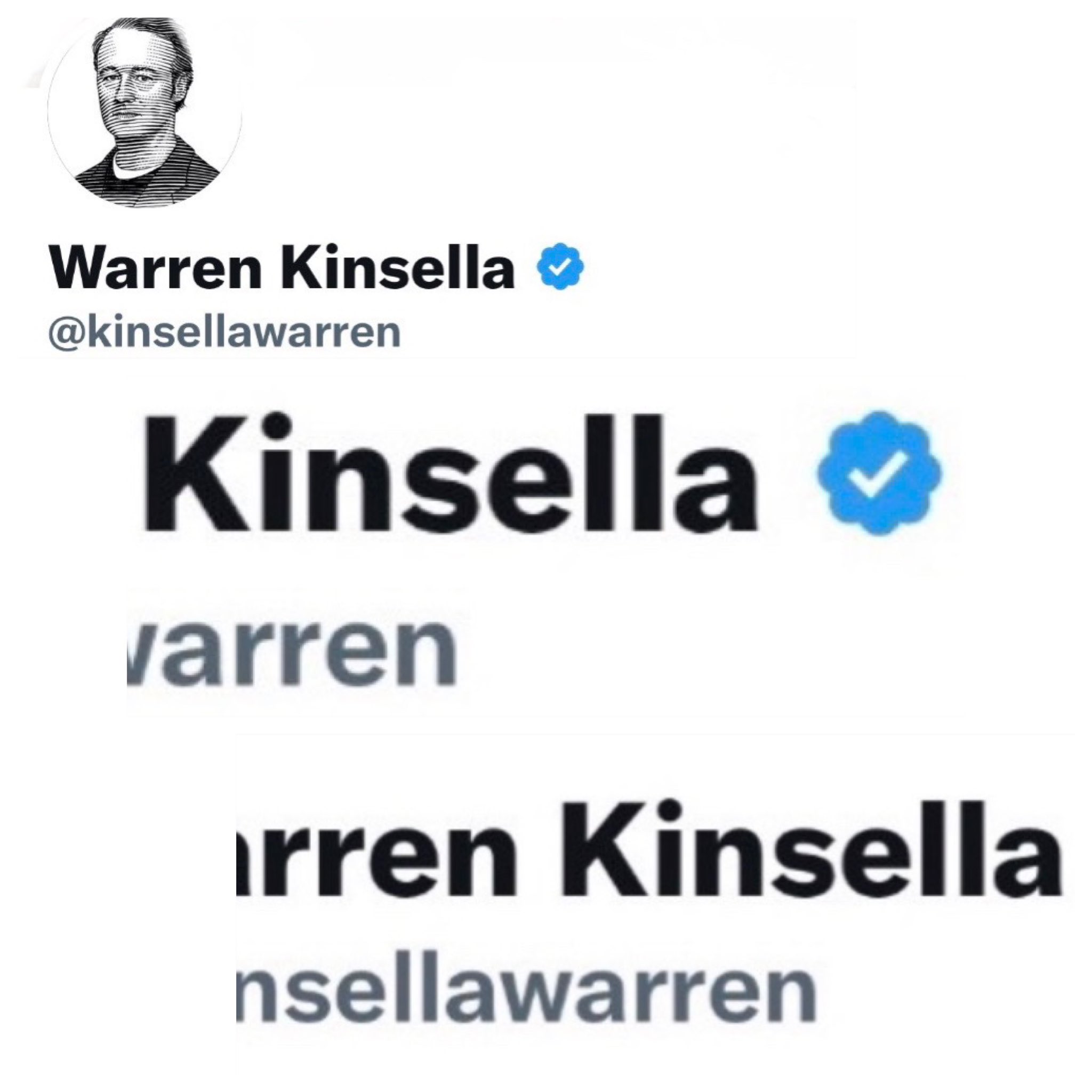 Warren Kinsella on Twitter: "Hey, look! I have a blue check without paying for it! https://t.co ...