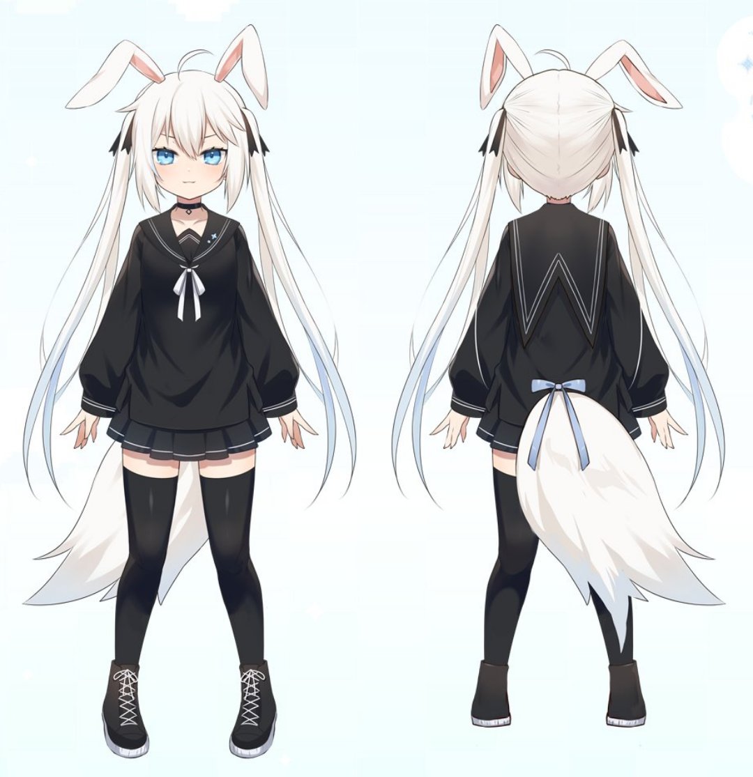 卯前アロ Aro Usagi 💙 月兔Vtuber 準備中┊委託開放中 on Twitter: "@Yuuuuuuuuuumi_ 初見安安 來認識新朋友 https://t.co ...