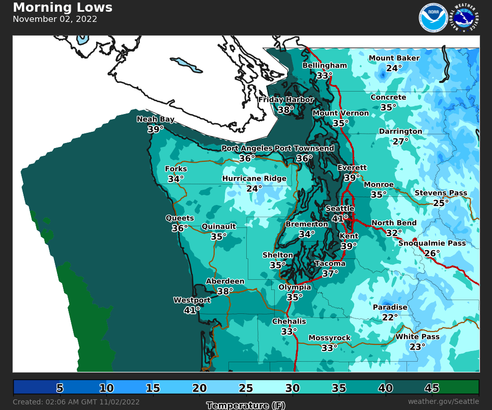 Map Of Western Washington State