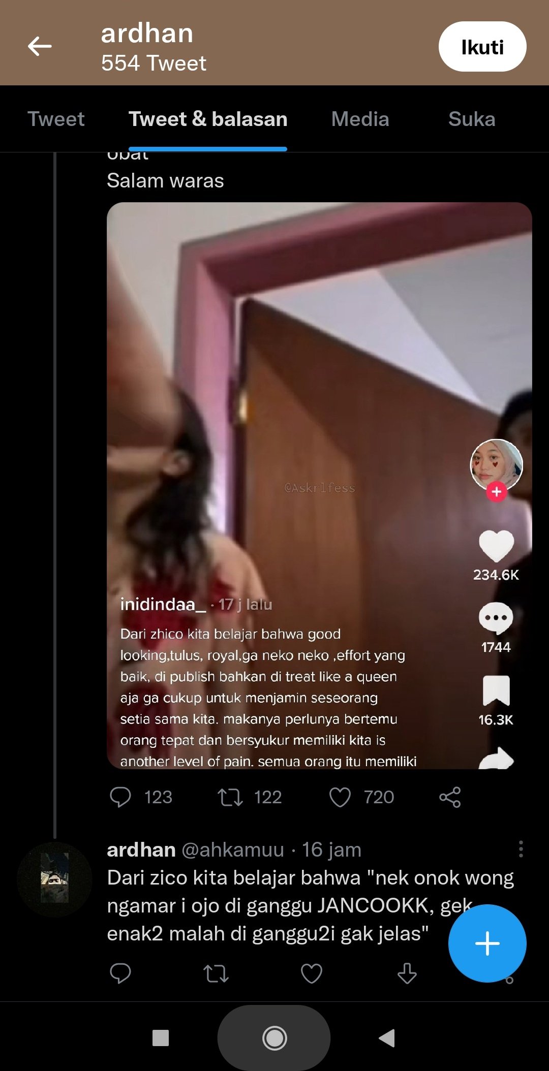 Ice Bear on Twitter: "@ahkamuu @jawafess Eleh lambe mu https://t.co/QVHU57JNuv" / Twitter