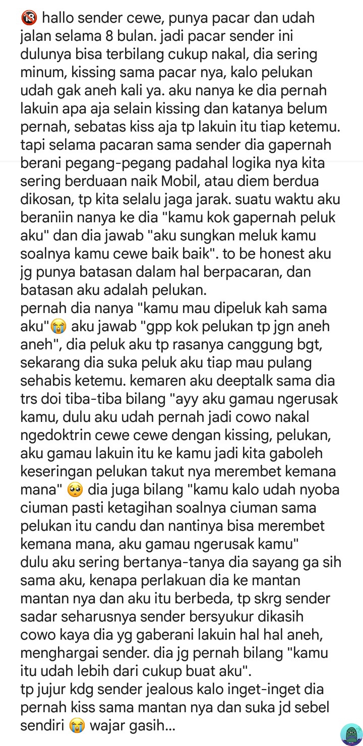 Tanyarl ㅡ Dilarang 🔞 on Twitter: "💚 🔞🔞 no salty please sender minta pendapat nya dari kalian ...