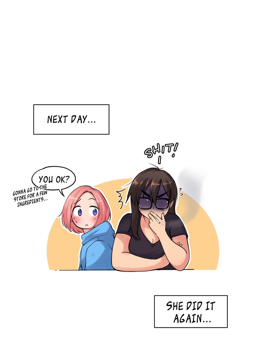 Apio @ tired on Twitter: "[Comic] I should quit #heartworker #comic #originalcharacter"