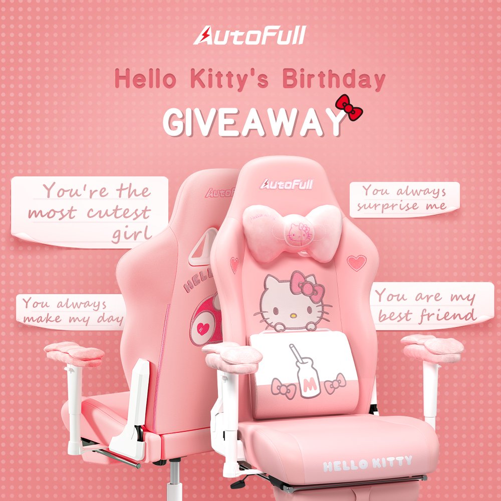 Autofull Gaming Chair On Twitter Celebrate Our Beloved Hellokittyday