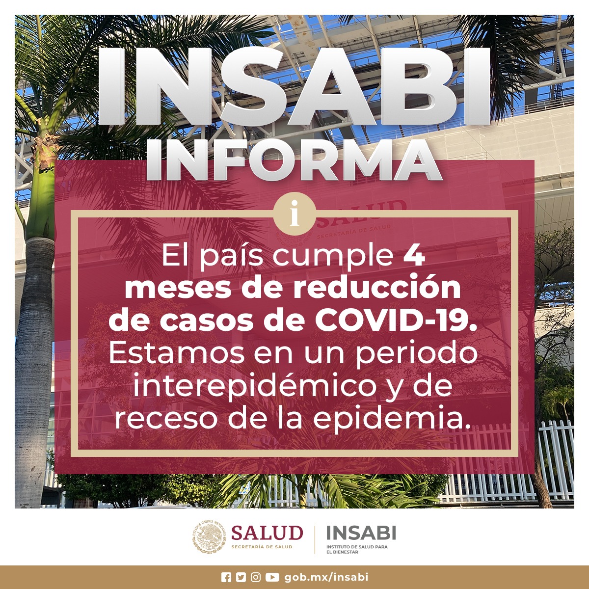 Instituto de Salud para el Bienestar on Twitter: "RT @INSABI_mx: No bajemos la guardia. Sigamos ...
