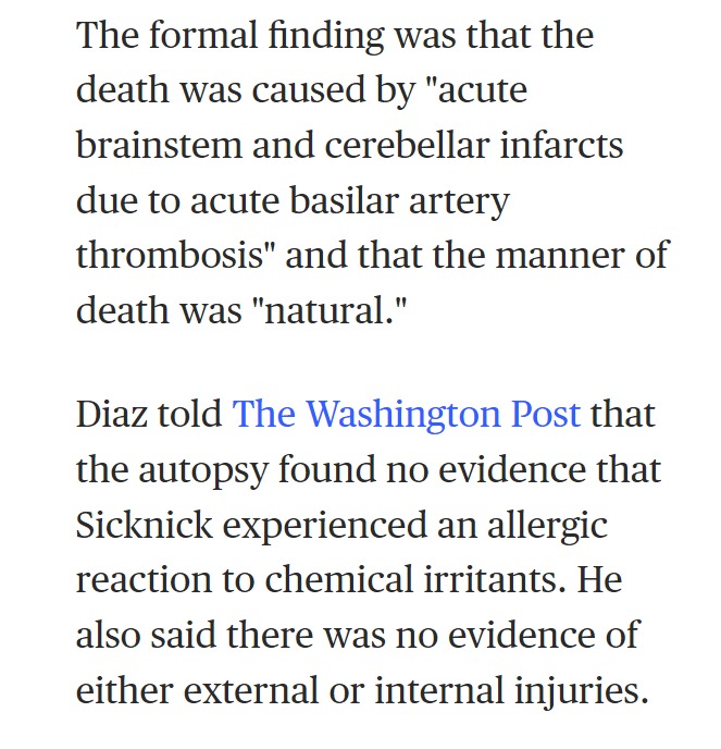 Carly 🇺🇸 {{enough }} No Más On Twitter Officer Sicknickss Autopsy