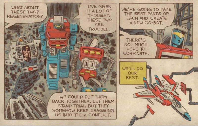 Crazy ass moments in Transformers History🏳️‍🌈 on Twitter: "the ending of Tom Scioli's Go-Bots ...
