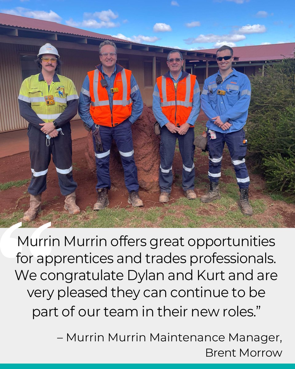 Glencore Australia on Twitter: "Four years ago, Dylan and Kurt embarked on an electrical ...