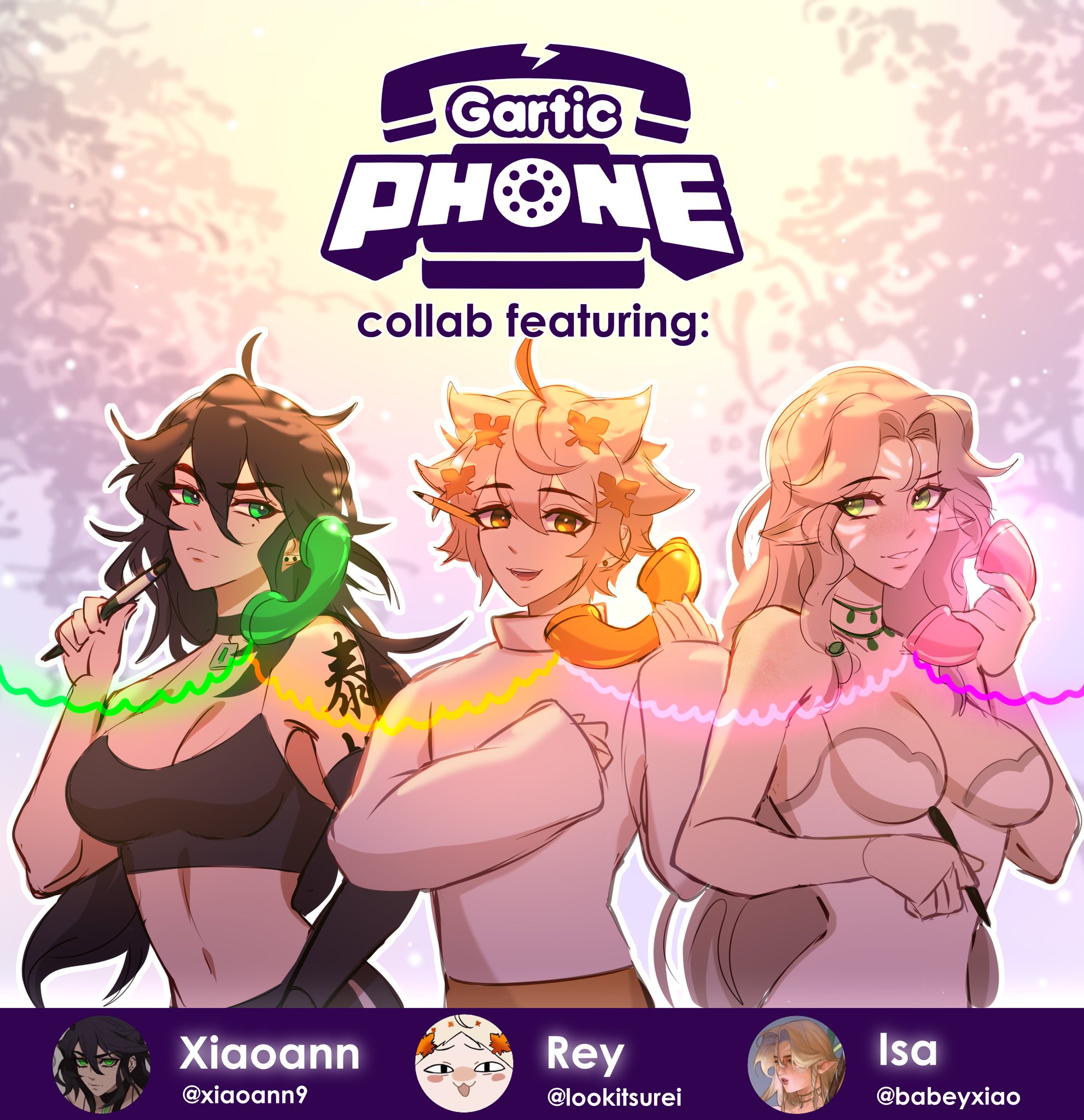 xiaoann 🐉 on Twitter: "3 artists try to art!! Rey (@lookitsurei), Isa (@babeyxiao) and I will be ...