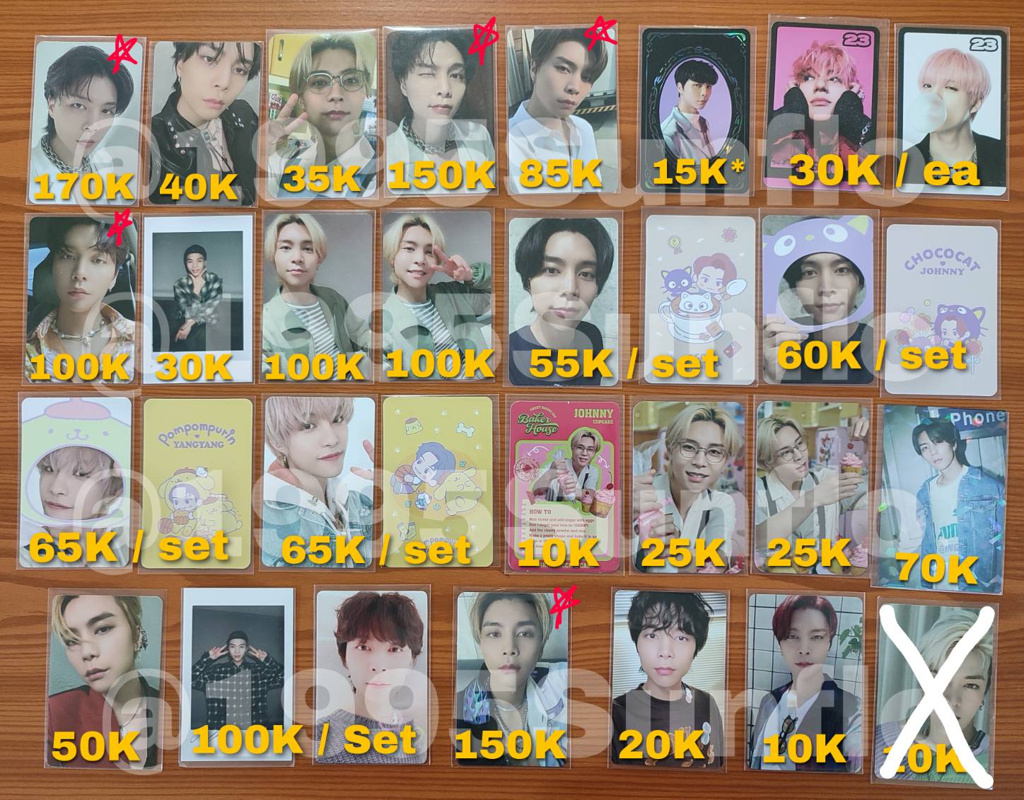 Dar 🌻 wts on pin 📌 on Twitter: "HELP RT / LIKES Want to sell photocard aab NCT mostly Johnny 📌 ...