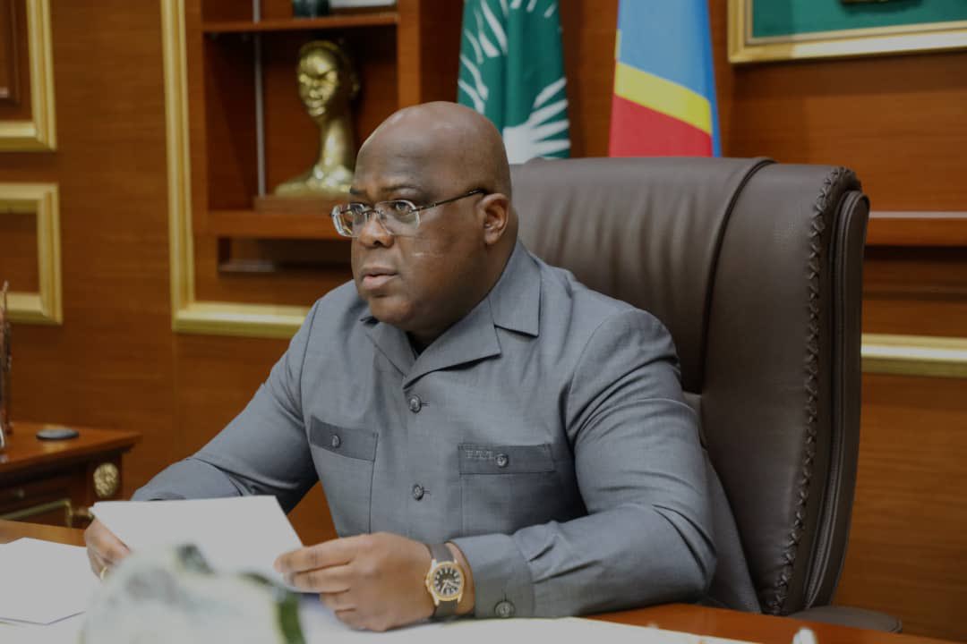 Présidence RDC 🇨🇩 on Twitter: "#RDC 02.11.2022|#CitéUA Le Chef de l'État, Félix-Antoine ...