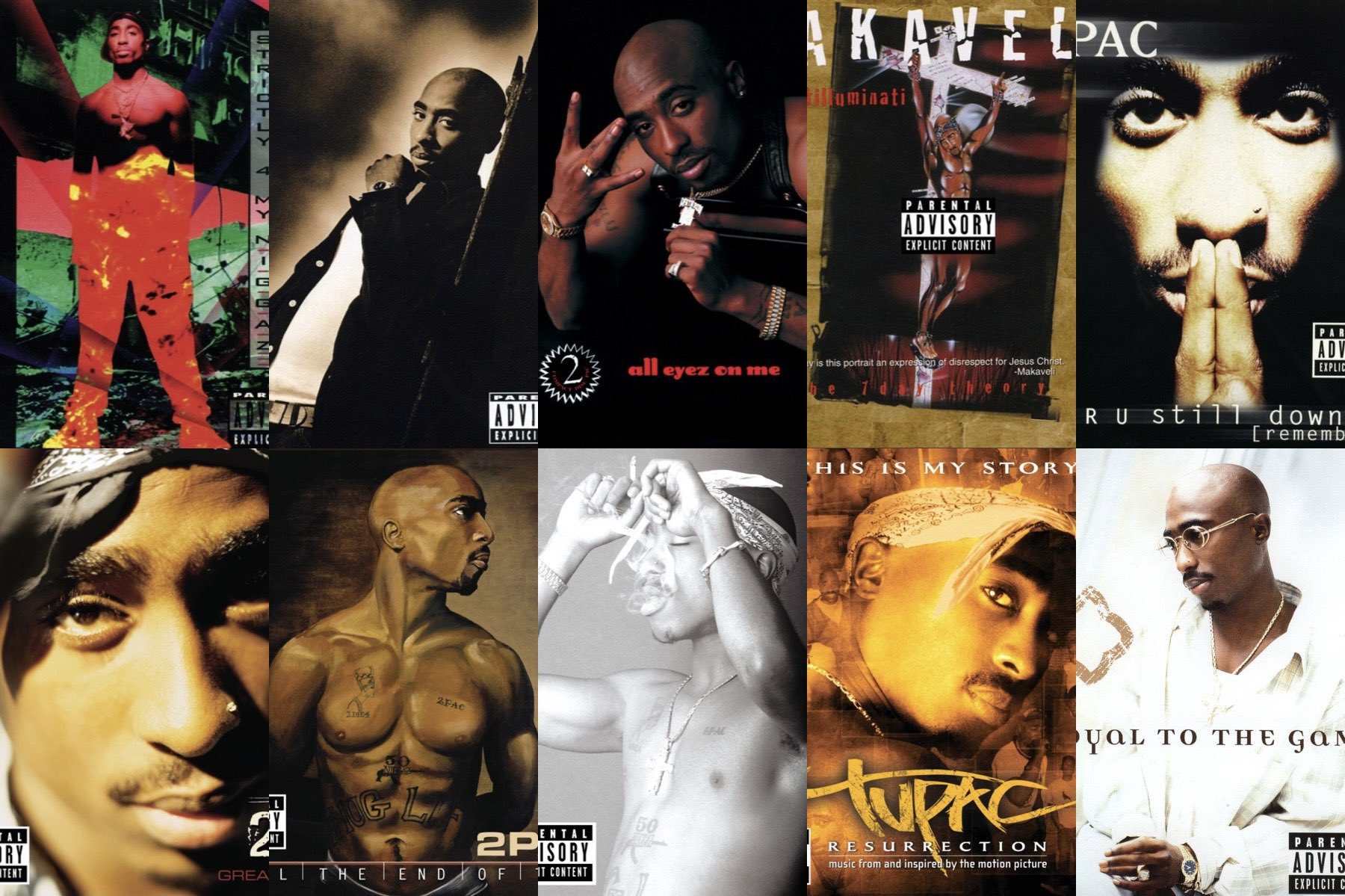 Tupac Albums In Order