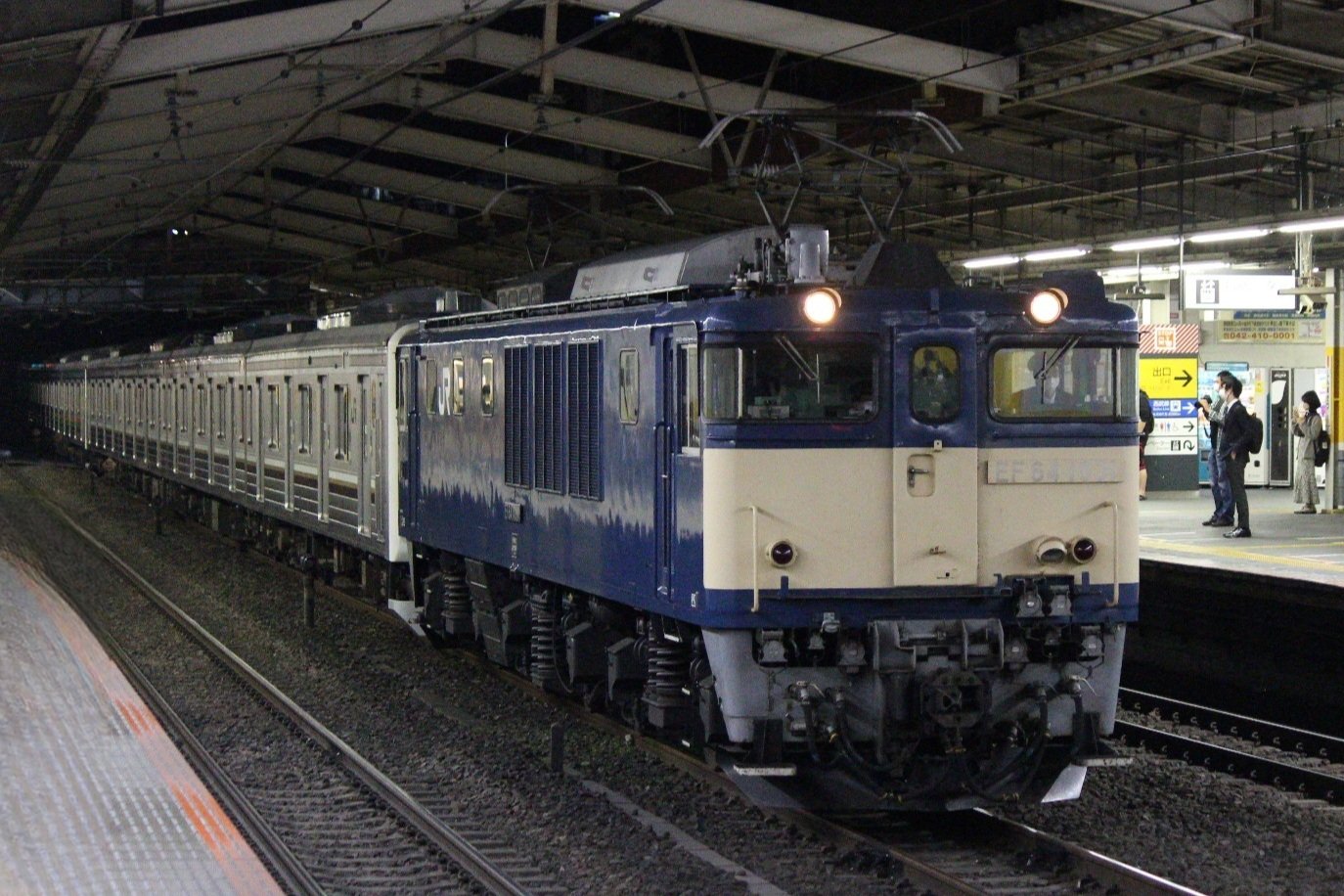 踊るイカさん on Twitter: "2022年11月2日(水) EF64 1031+205系600番台Y2,Y5編成 (日光線・宇都宮線) NN廃車回送 新秋津駅 https://t.co ...