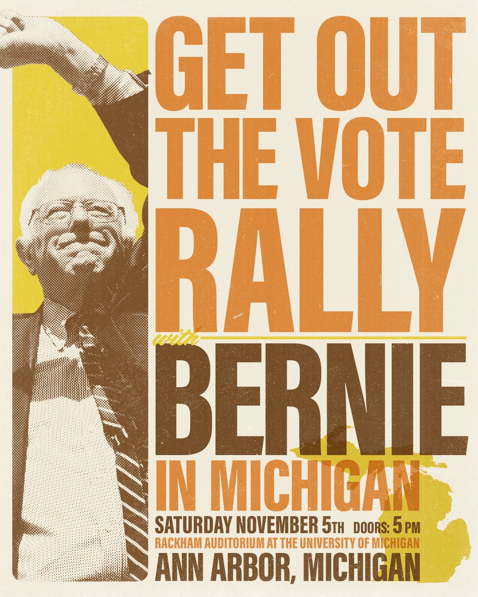 GOTV RALLY NOV 5: BERNIE IN ANN ARBOR, MICHIGAN - Democratic ...