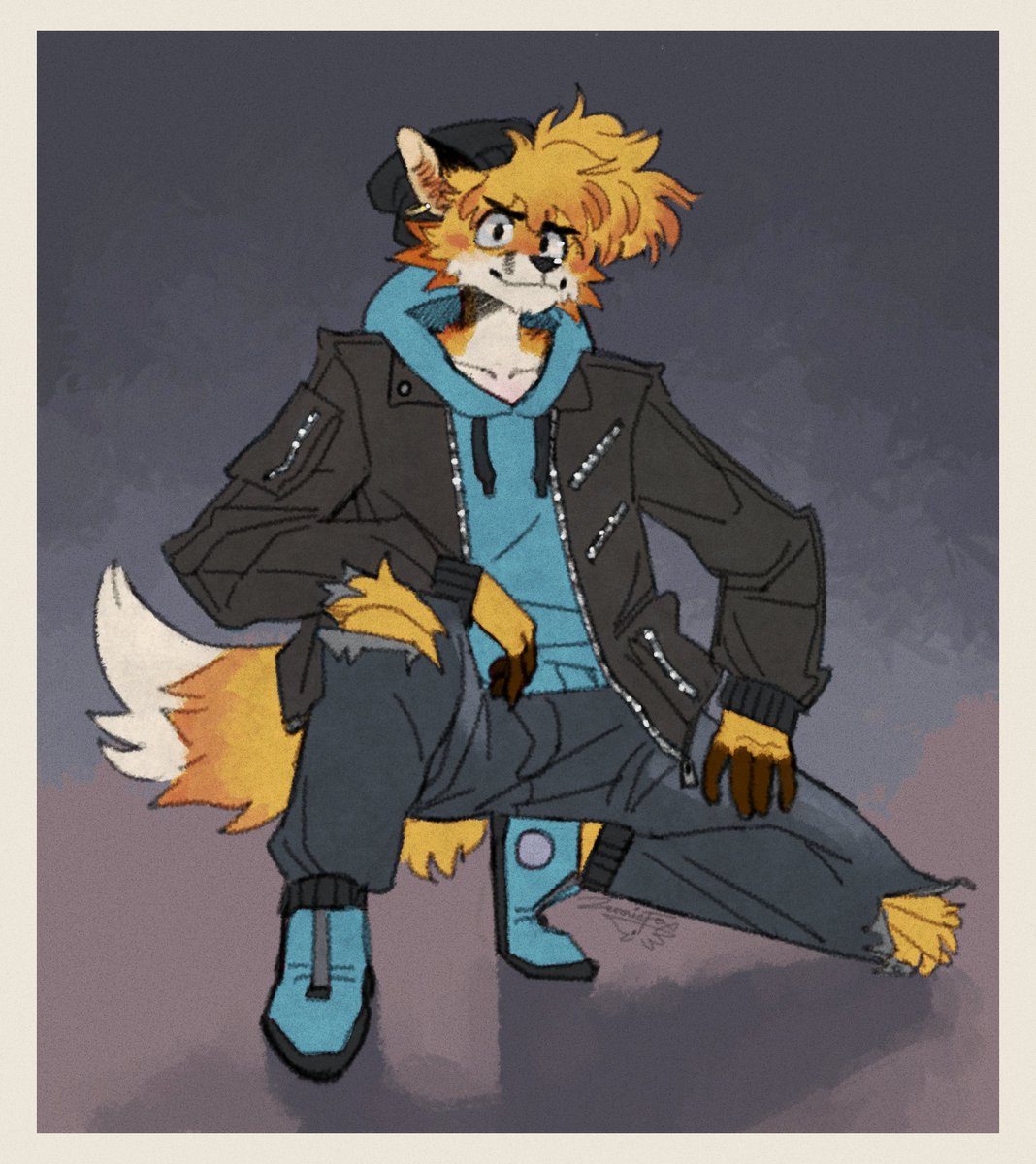 「i get to draw a fox guy 」|Zennie 🏙️のイラスト