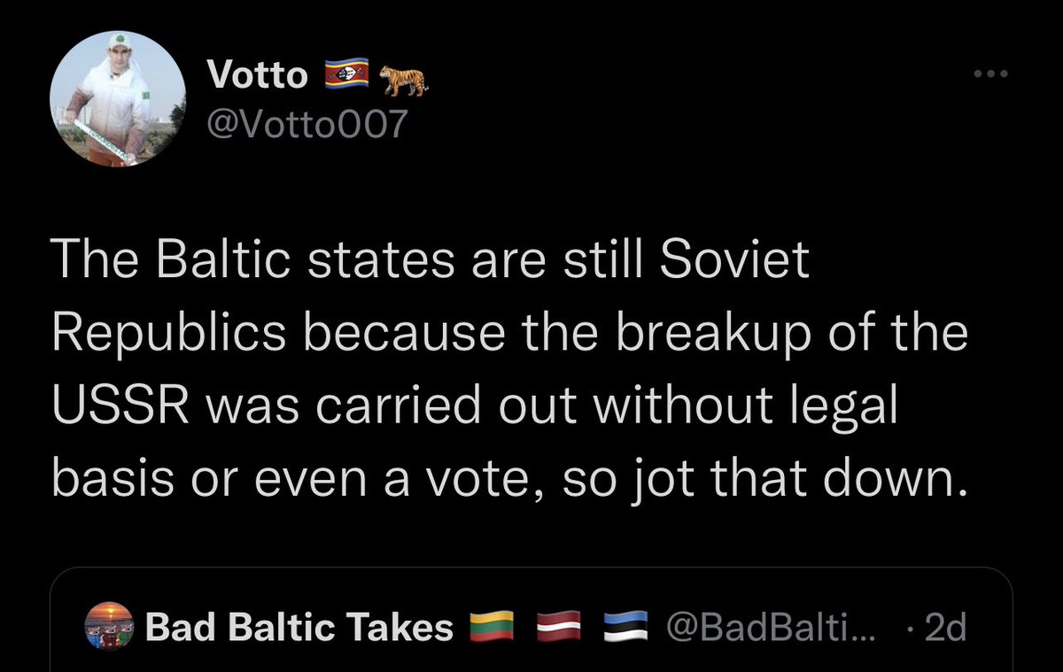 Bad Baltic Takes π±πΉ π±π» πͺπͺ on Twitter: Bad Baltic Takes π±πΉ π±π» πͺπͺ on Twitter: