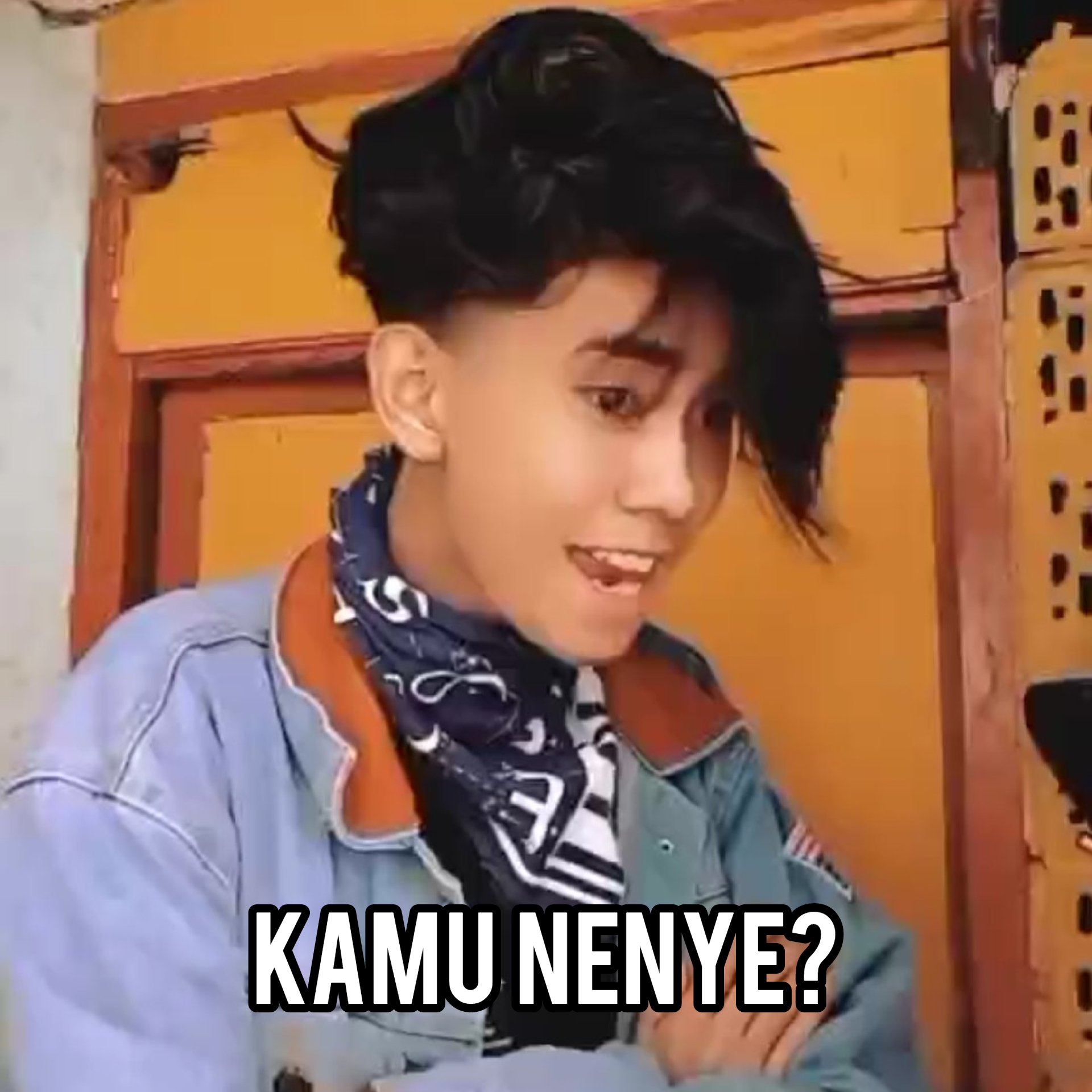 ini handle on Twitter: "i made a "Kamu Nanya" meme with top text that u can insert your own meme ...