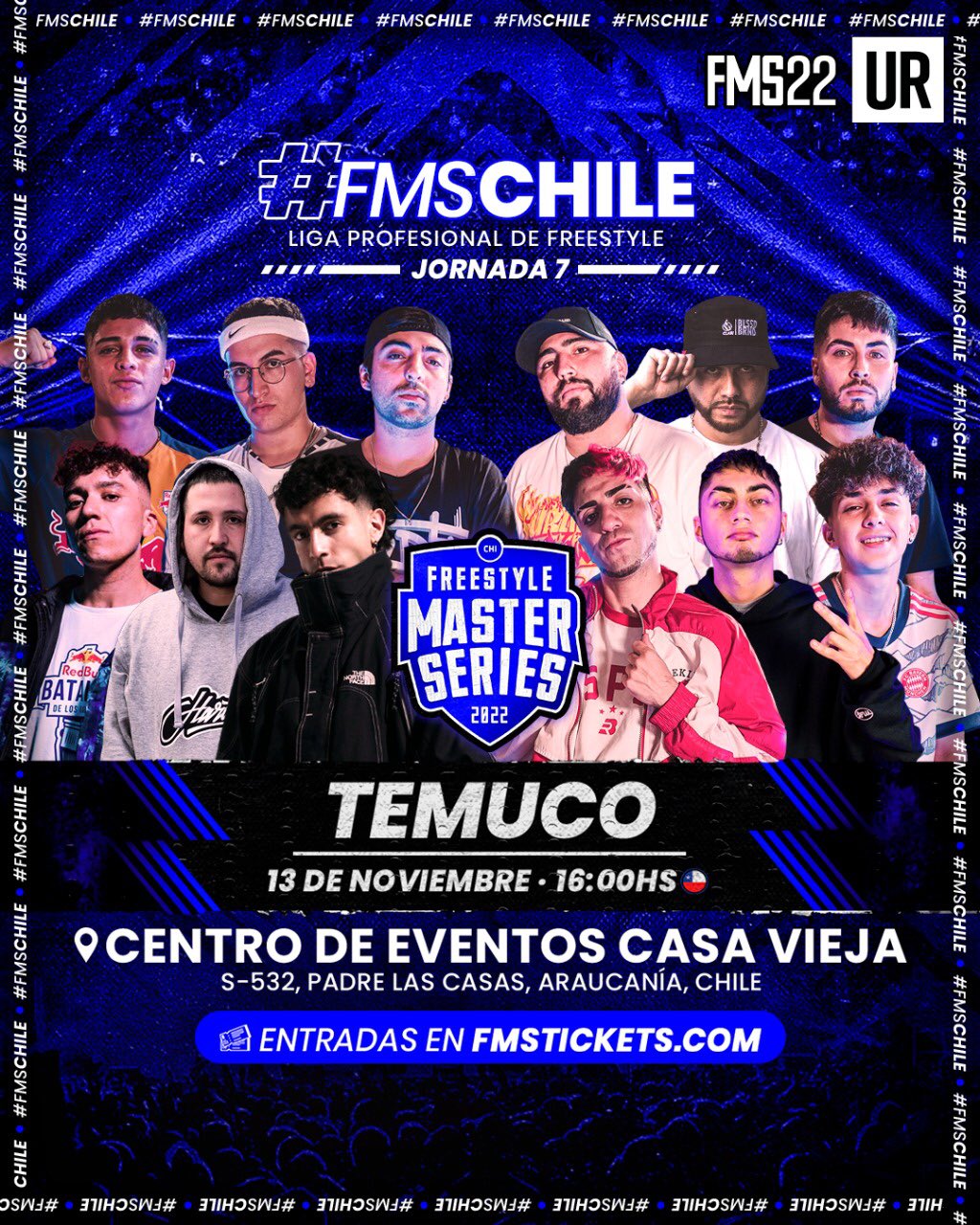 FMS Chile 🇨🇱 on Twitter: "Solo faltan 11 días para que FMS Chile vuelva a Temuco en el Centro de ...
