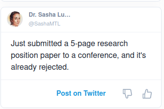 Dr. Sasha Luccioni 💻🌎 on Twitter: "Trying out this Tweet Generator Bot, and apparently my tweets ...